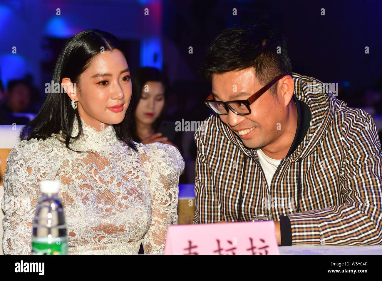 Swiss-born British actress and model Lee Sung-min, left, better known ...