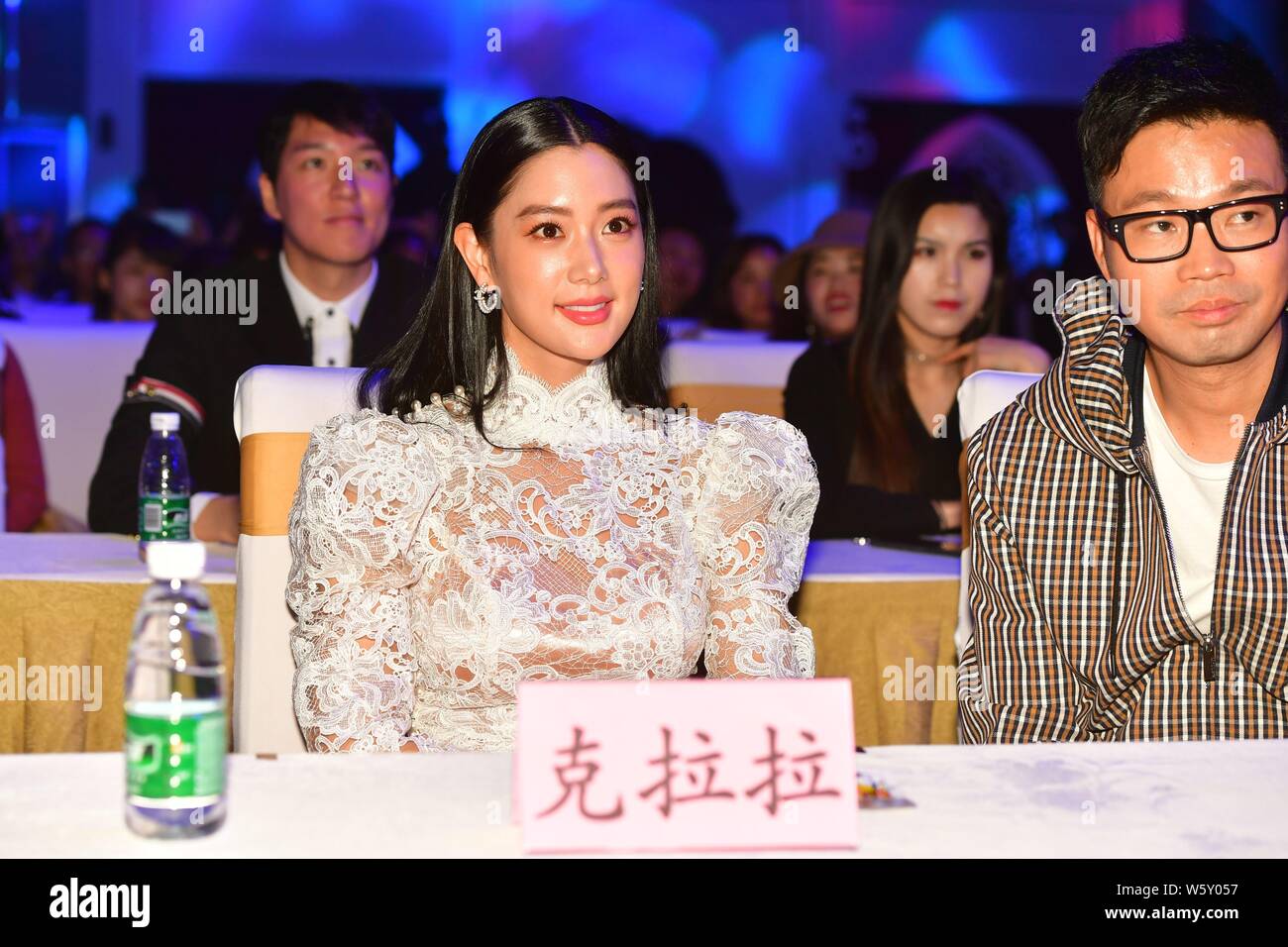 Swiss-born British actress and model Lee Sung-min, left, better known ...