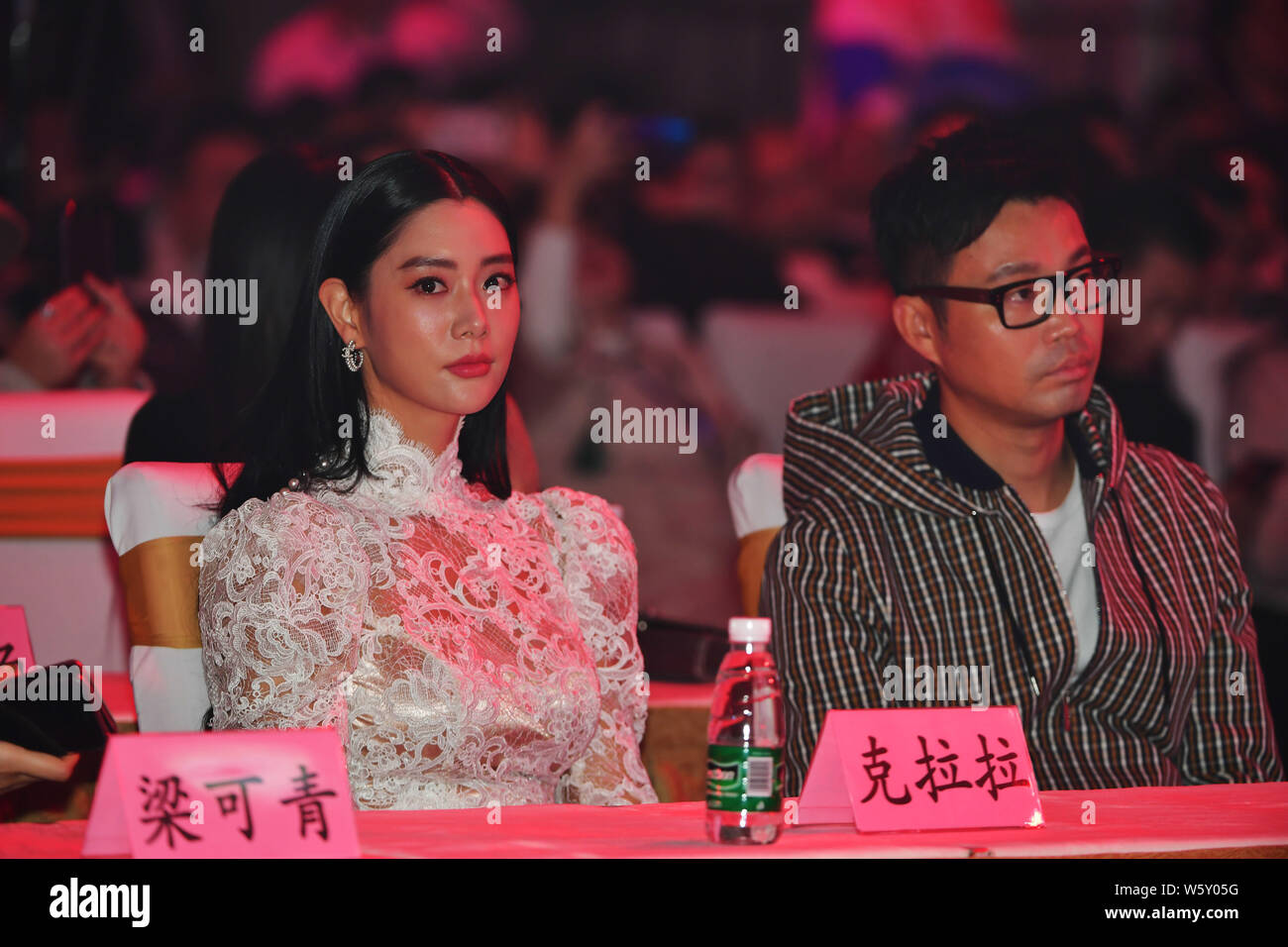 Swiss-born British actress and model Lee Sung-min, left, better known ...