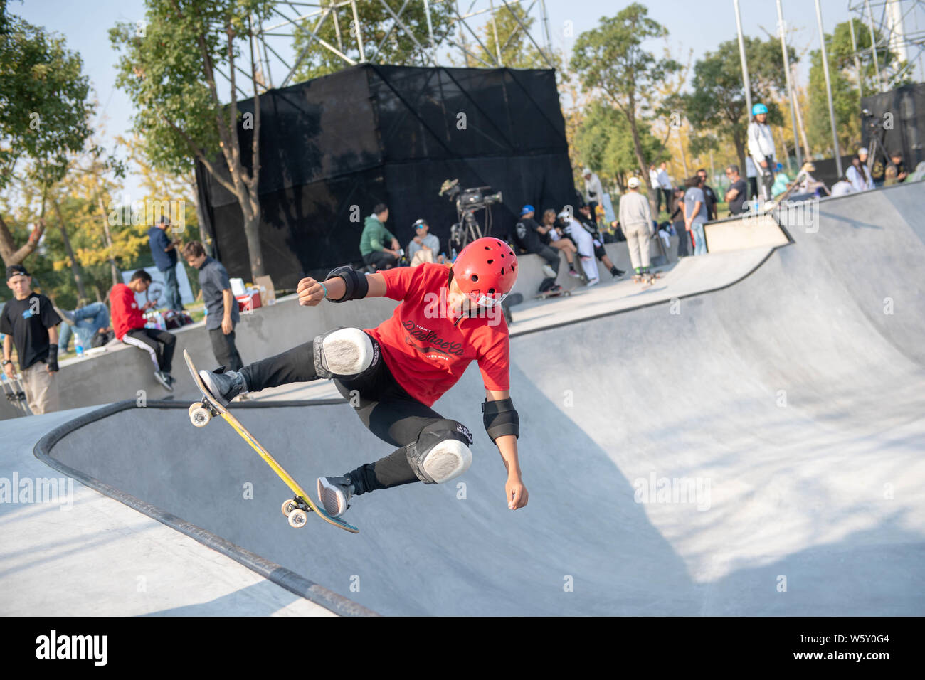 Sakura Yosozumi of Japan competes in the women's final match during the ...