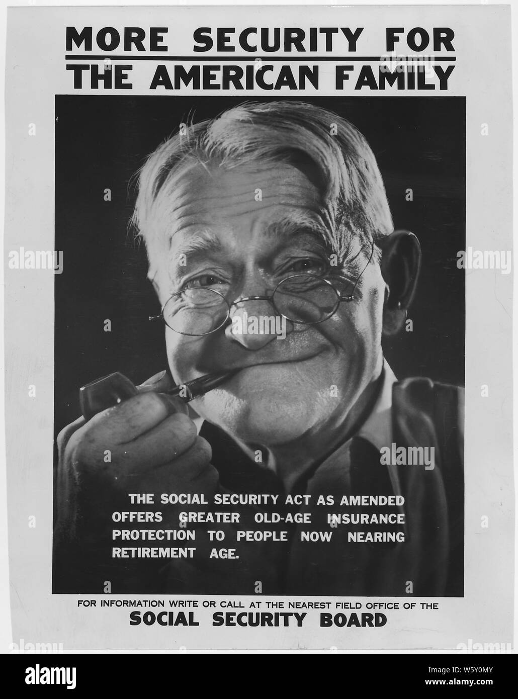 Social security poster hi-res stock photography and images - Alamy