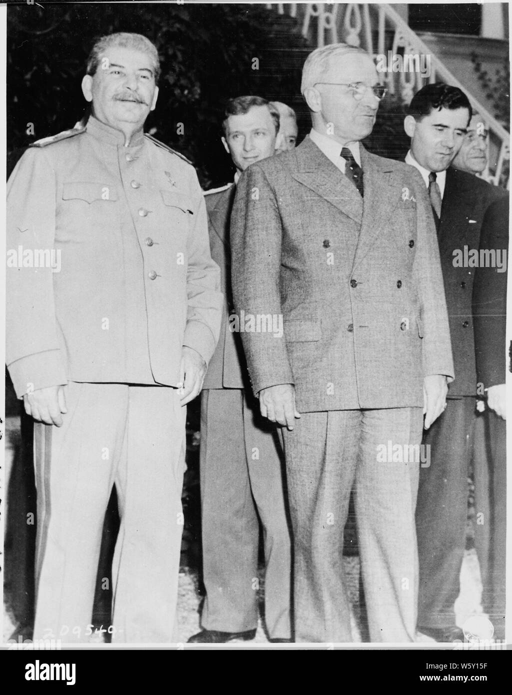 Josef stalin and his interpreter pavlov hi-res stock photography and ...