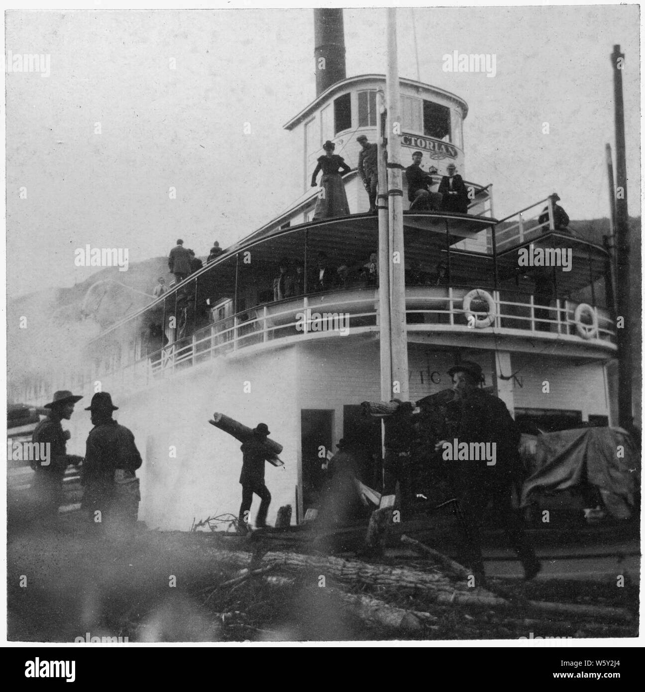 Victorian dock Black and White Stock Photos & Images - Alamy