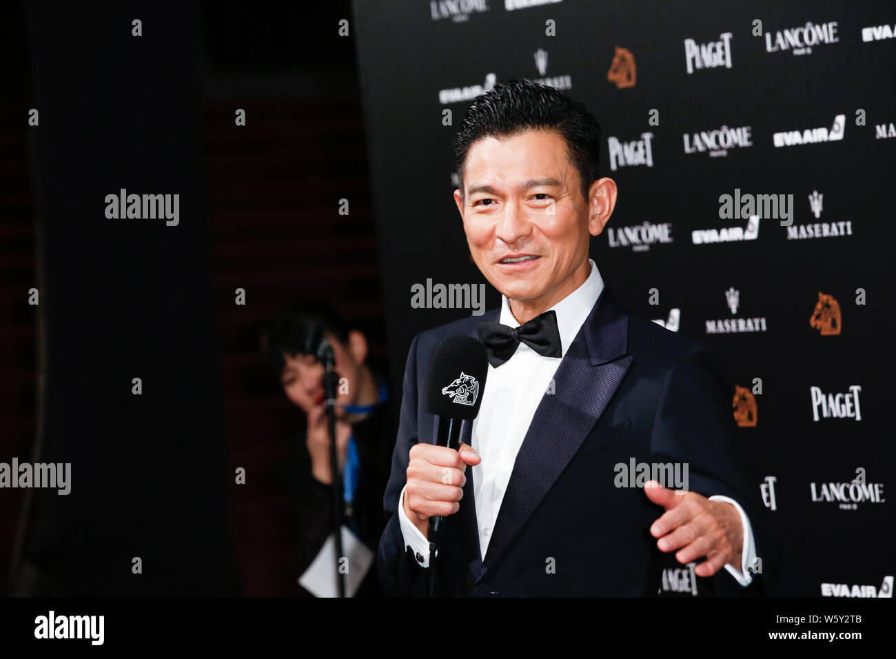 **TAIWAN OUT**Hong Kong actor and singer Andy Lau arrives on the red ...