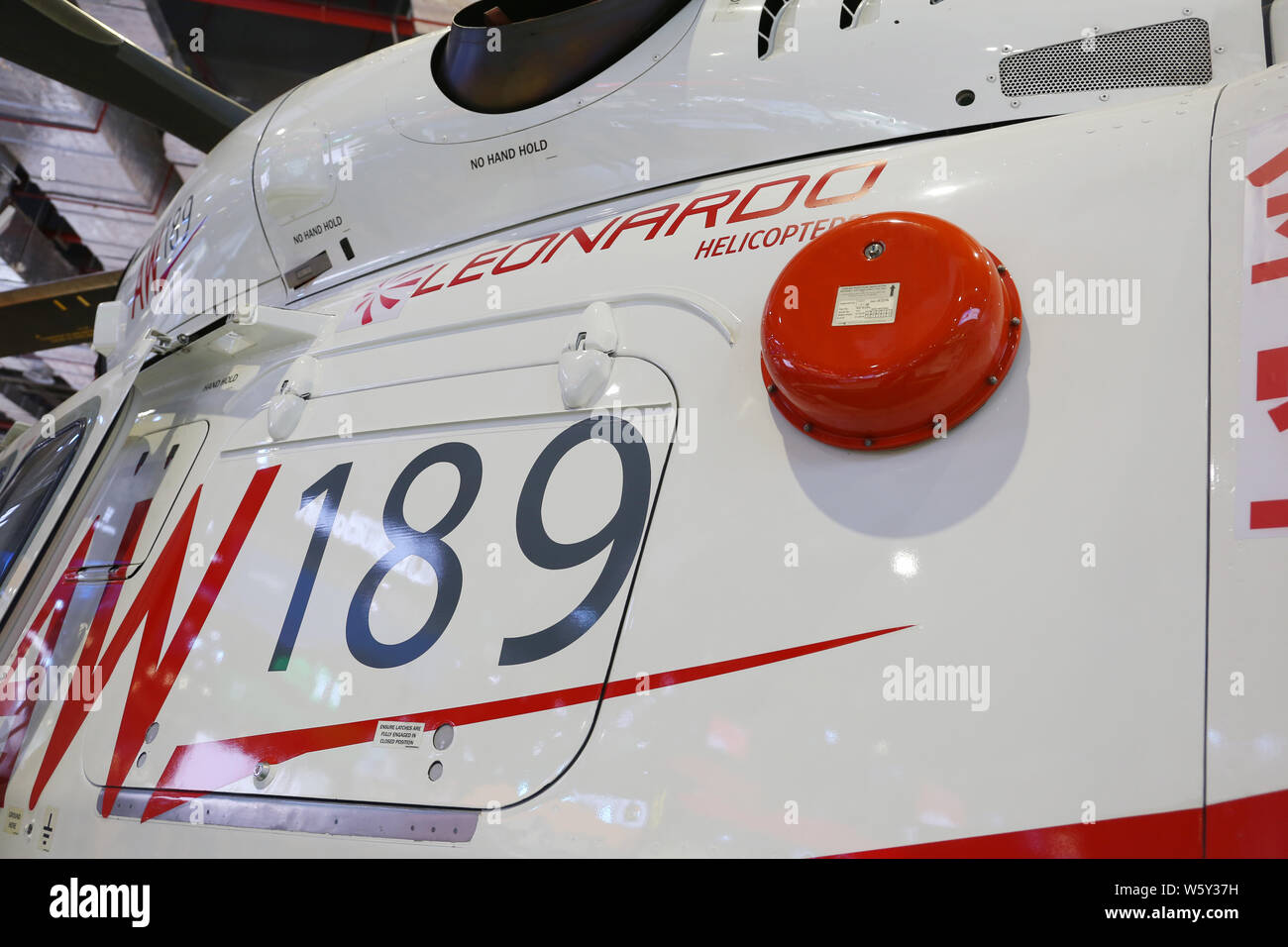 The Italian-built Leonardo helicopter AW189, priced at nearly 200 ...