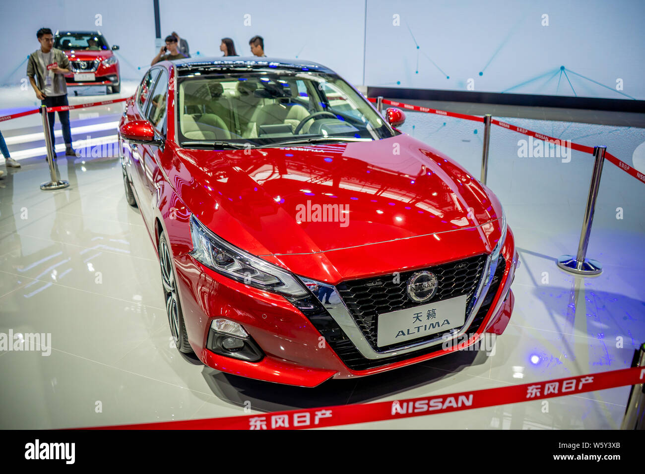 The all-new Nissan Altima car is on display during the 16th China ...