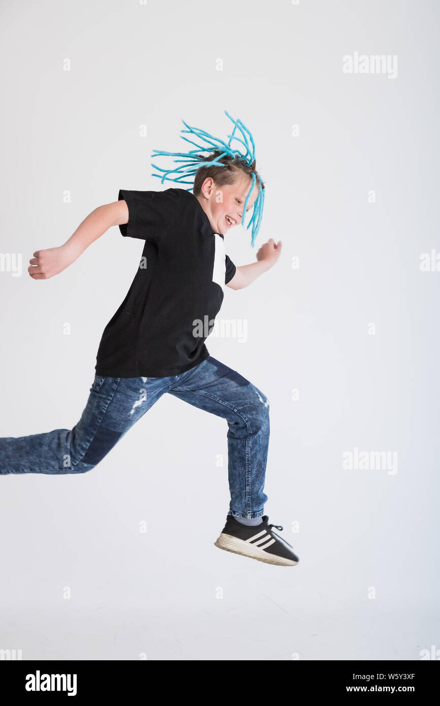 Blue dreads hi-res stock photography and images - Alamy