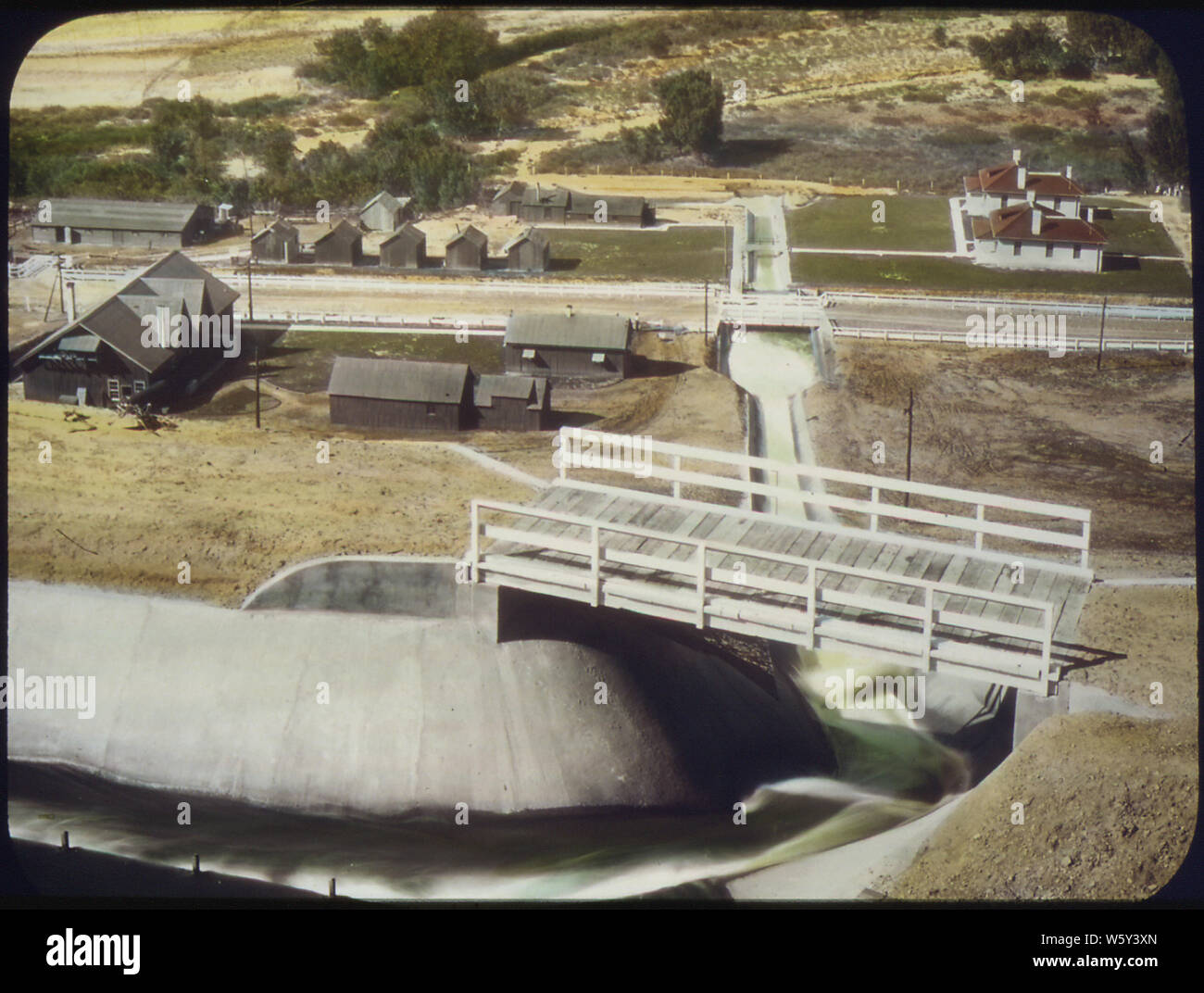 Strawberry Valley Project - Power House - Grounds around power plant ...