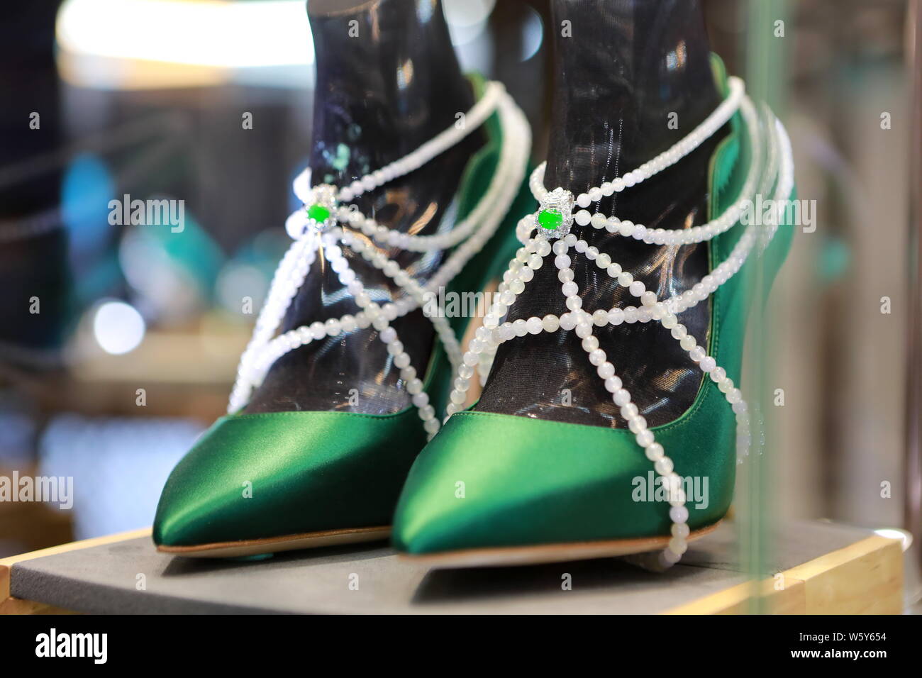 High heel shoes on display hi-res stock photography and images - Alamy