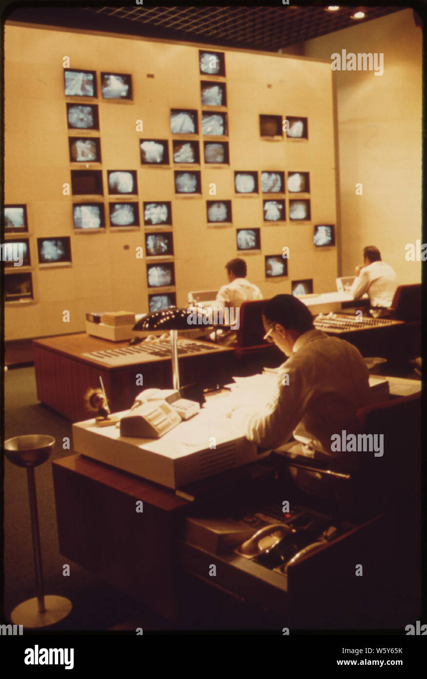 THE CENTRAL POLICE CONTROL STATION, MANNED 24 HOURS A DAY CONTROLS ALL ...