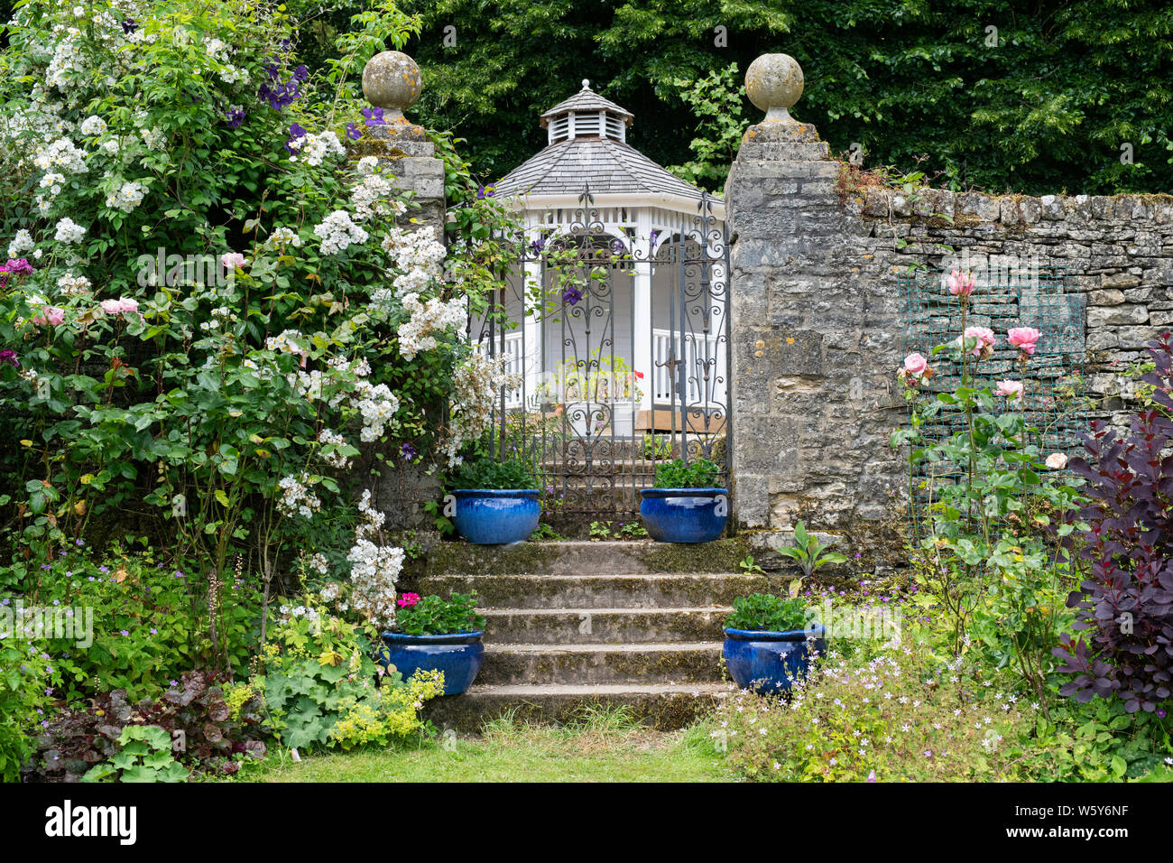 Cerney House Gardens. North Cerney, Cotswolds, Gloucestershire, England ...