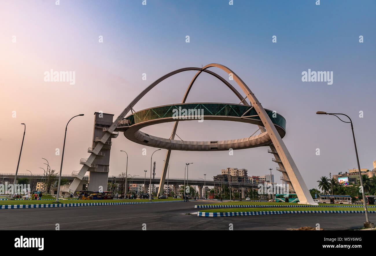 Biswa Bangla gate or Kolkata Gate at New Town on the main arterial road ...