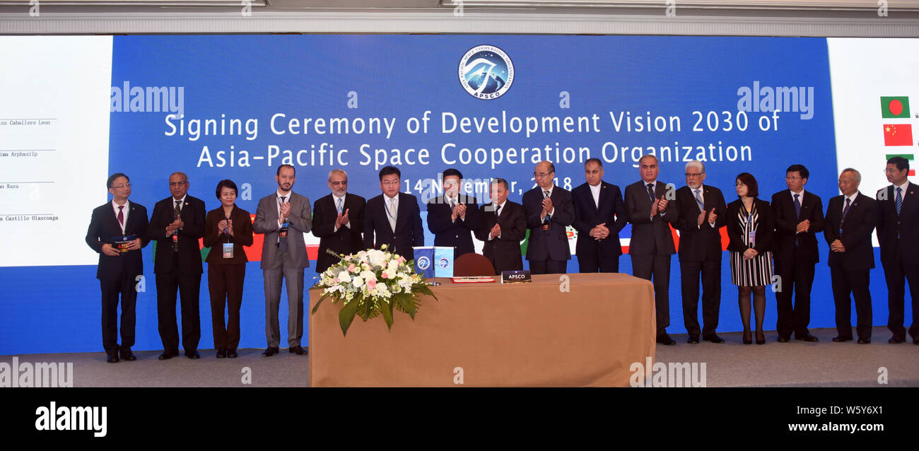 Asia pacific space cooperation organization hi-res stock photography ...