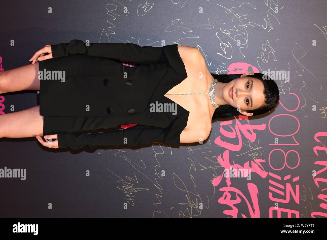 Chinese supermodel Xi Mengyao, also known as Ming Xi, poses as she ...