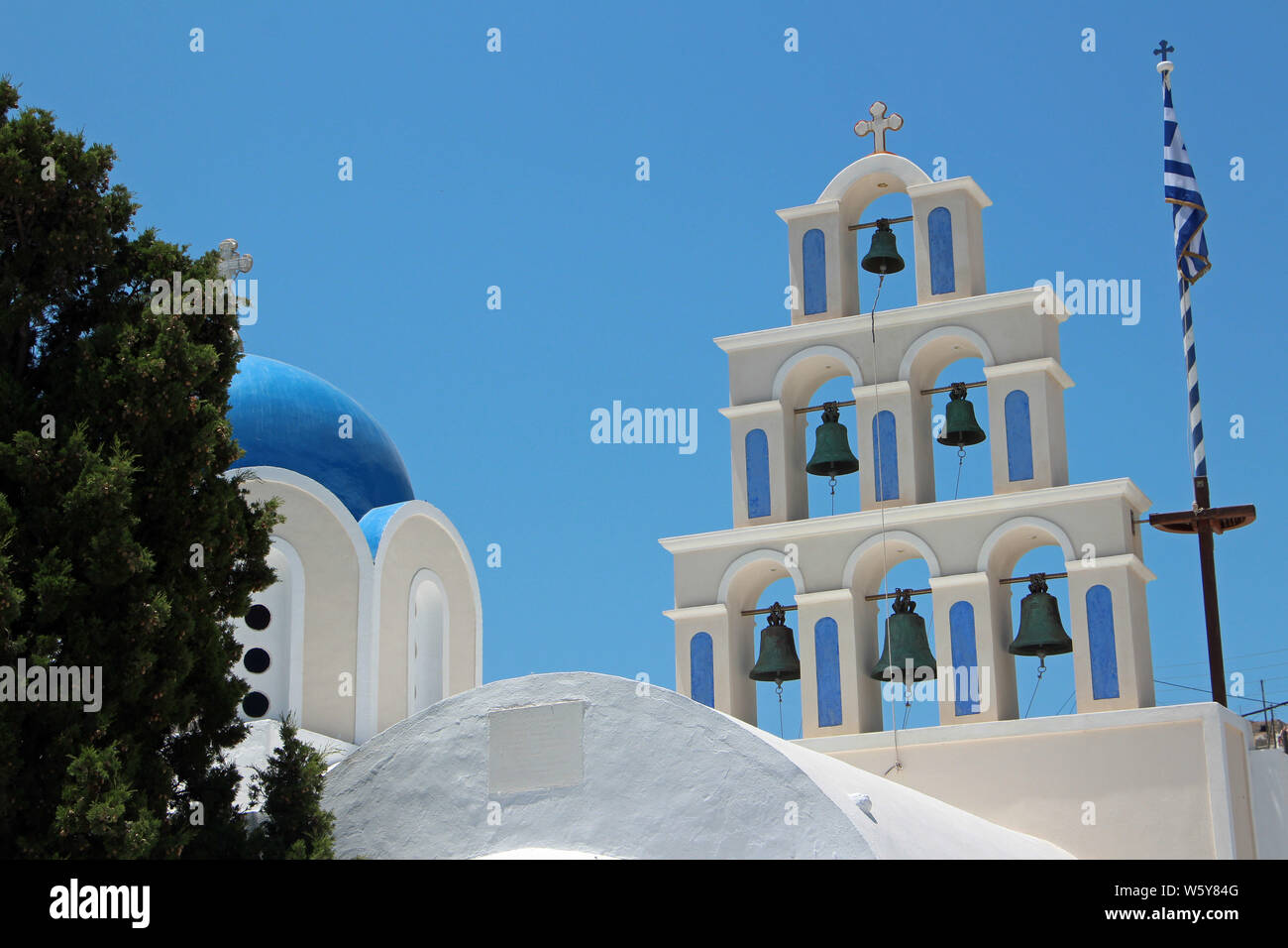 Traditional Church Bells in Greece Stock Photo - Alamy