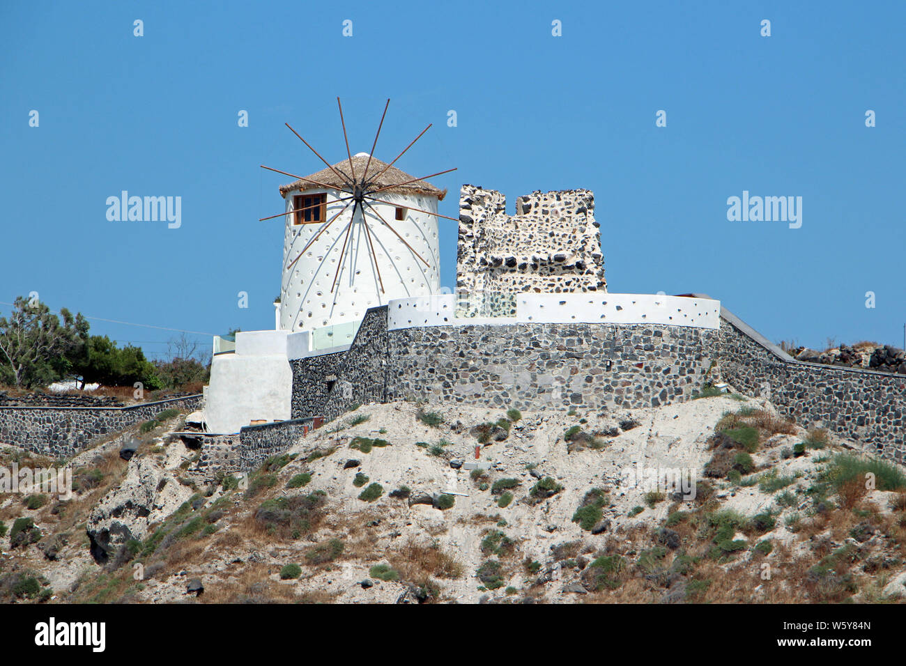 Greece windmill hi-res stock photography and images - Alamy