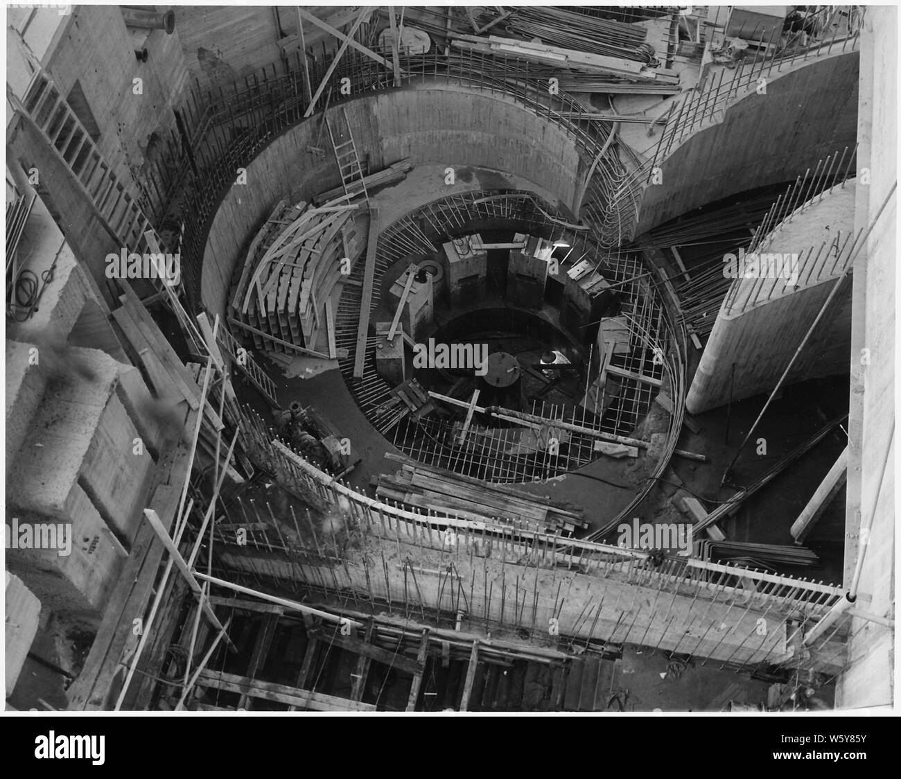 Tennessee Valley Authority Wilson Dam in Alabama: scroll case at the ...