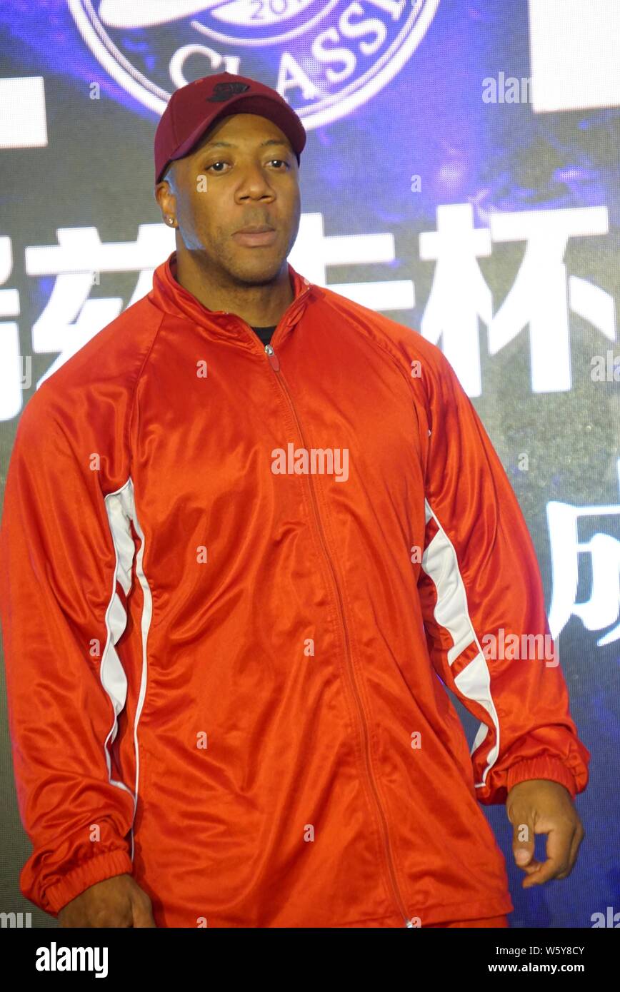 Jamaican-American IFBB professional bodybuilder Shawn Rhoden is ...