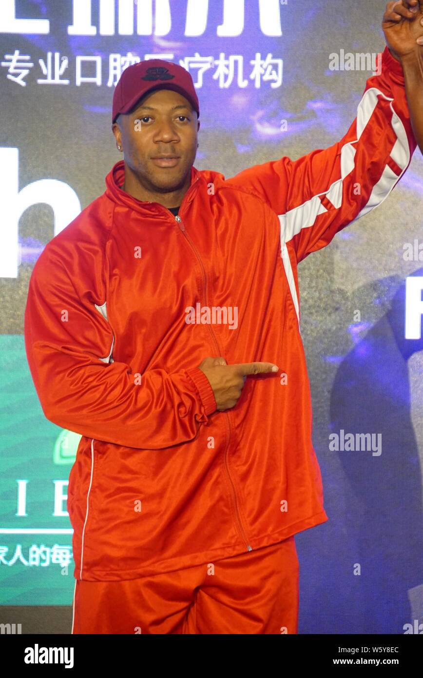 Jamaican-American IFBB professional bodybuilder Shawn Rhoden is ...