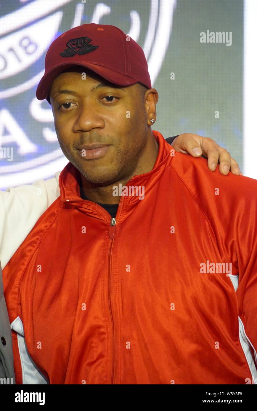 Jamaican-American IFBB professional bodybuilder Shawn Rhoden is ...