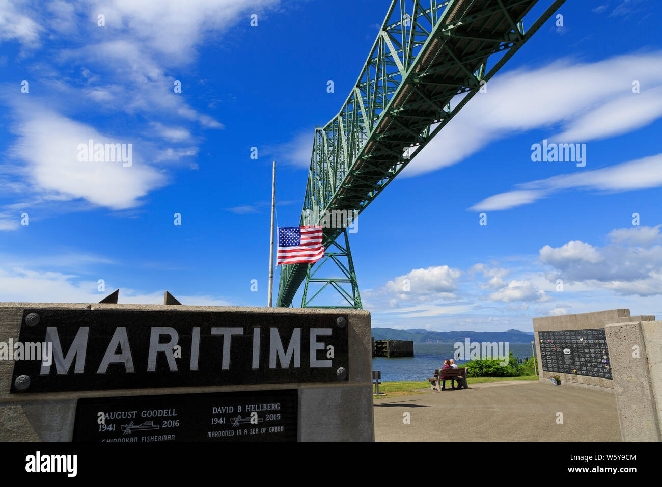 Maritime Memorial Park, Astoria, Oregon, USA Stock Photo - Alamy