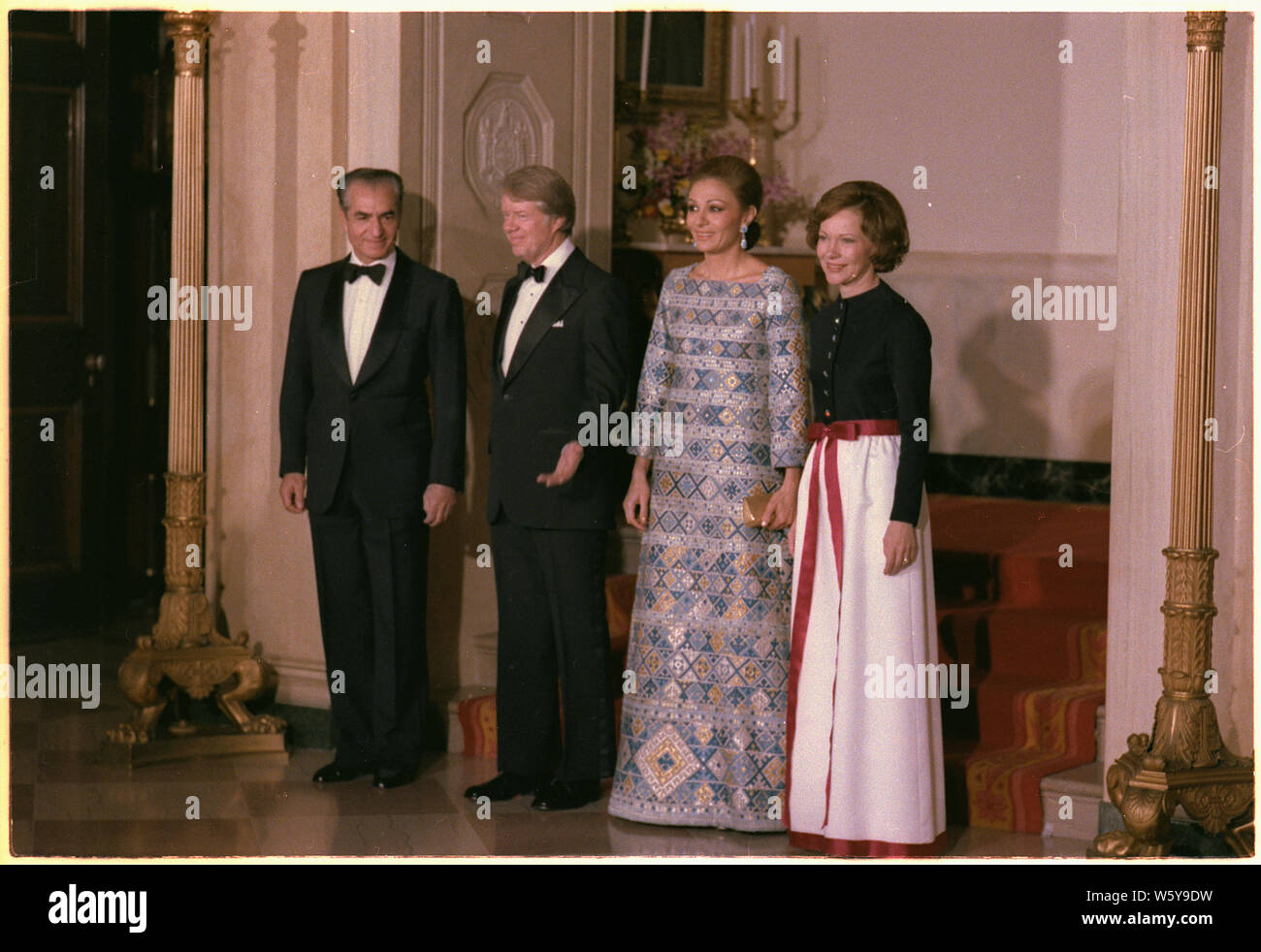 Jimmy carter and shah of iran hi-res stock photography and images - Alamy
