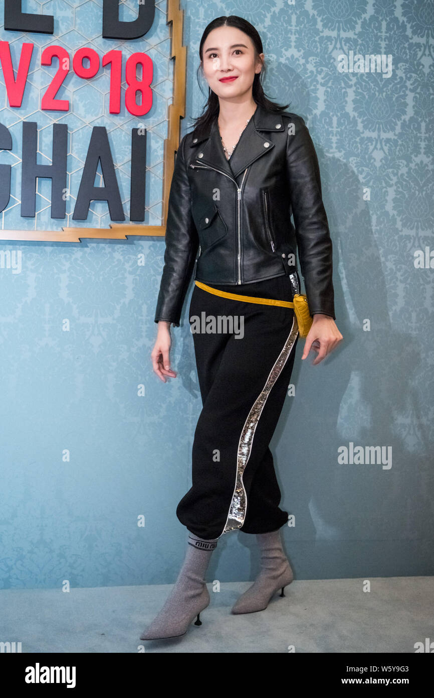 Chinese actress and singer Song Jia, also known as Xiao Song Jia, poses ...