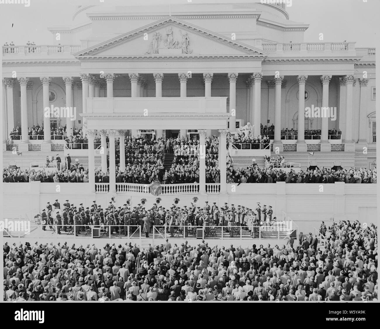 The inaugurationof President Harry S. Truman and Vice President Alben W ...