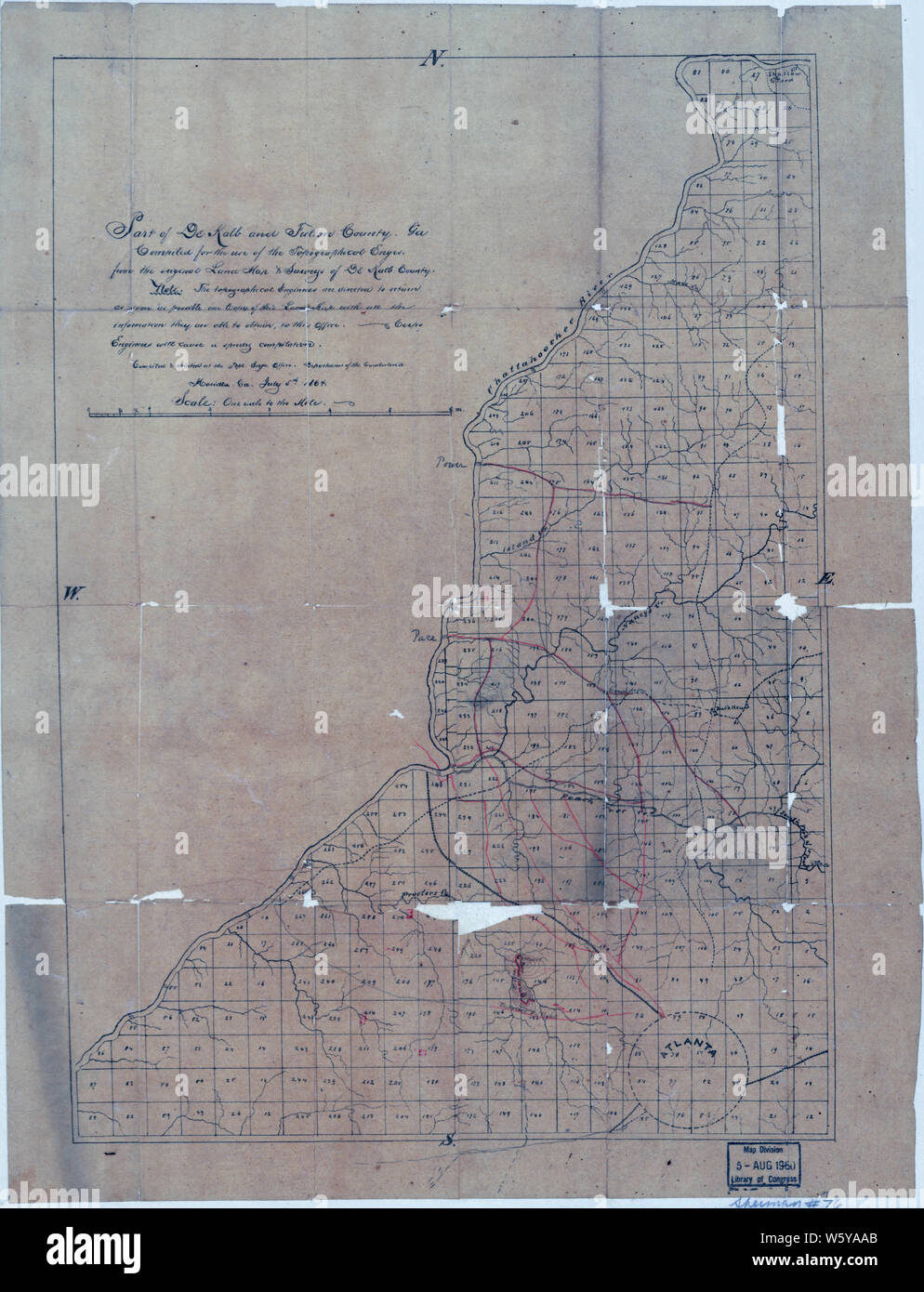 Map of dekalb hi-res stock photography and images - Alamy