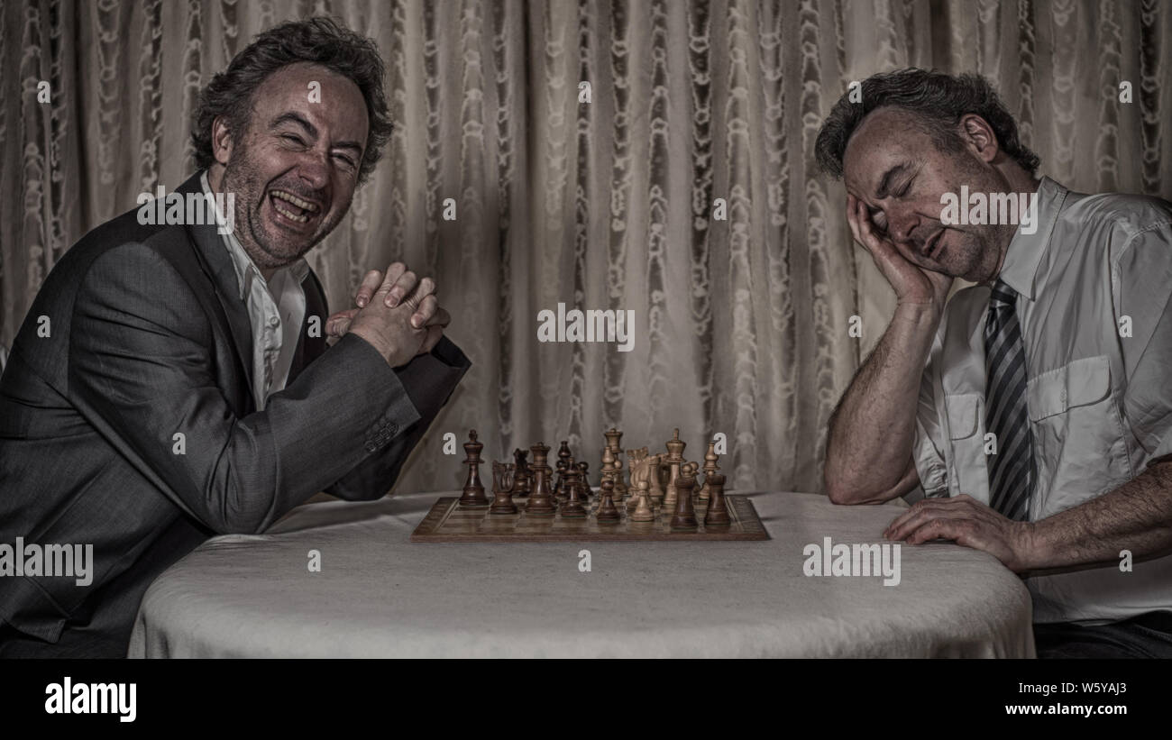 Game winner loser happy sad hi-res stock photography and images - Alamy