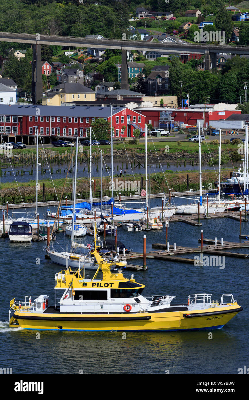 Columbia River Pilot Boat, Astoria, Oregon, USA Stock Photo - Alamy