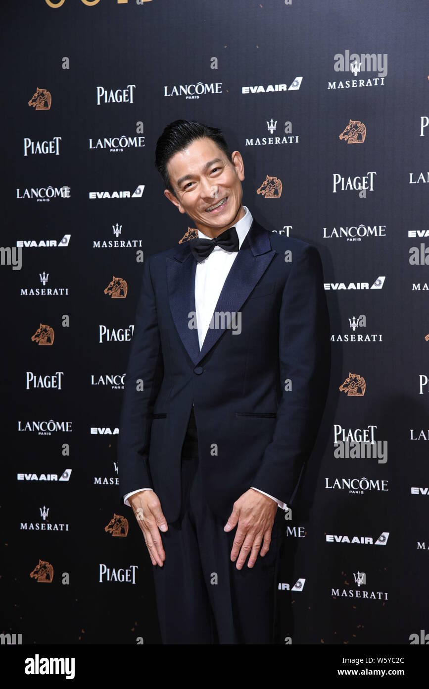 Hong Kong actor and singer Andy Lau arrives on the red carpet for the ...