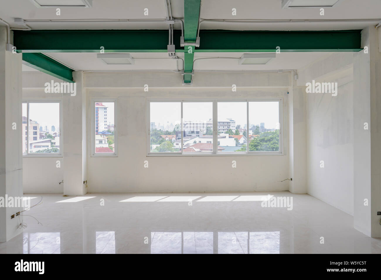 Under construction empty room in construction process Stock Photo - Alamy