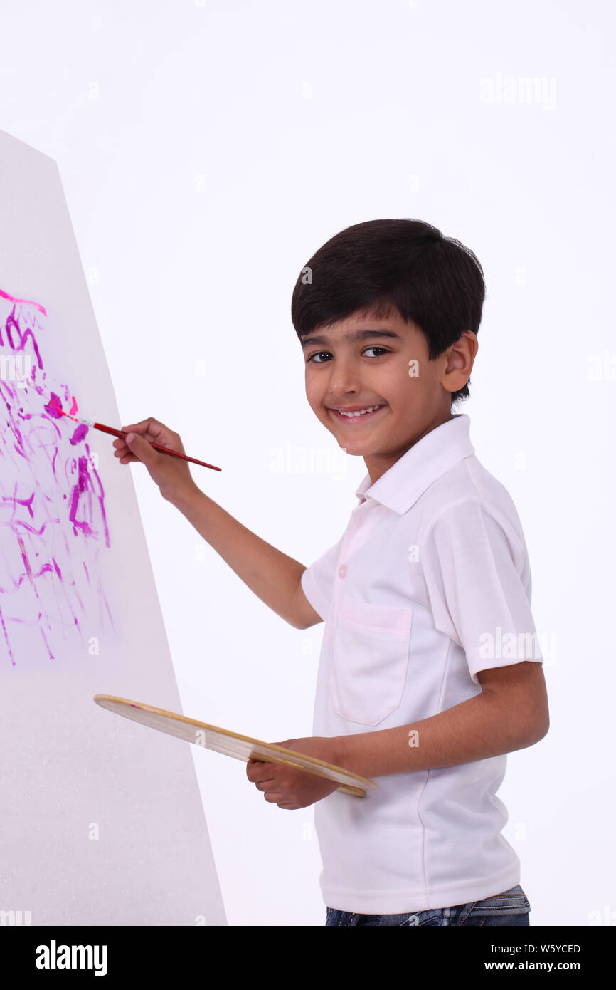 The boy of paintings hi-res stock photography and images - Alamy