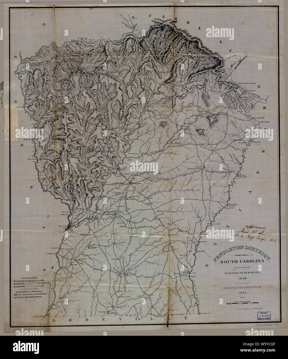 Civil War Maps 1270 Pendleton District South Carolina Rebuild and ...