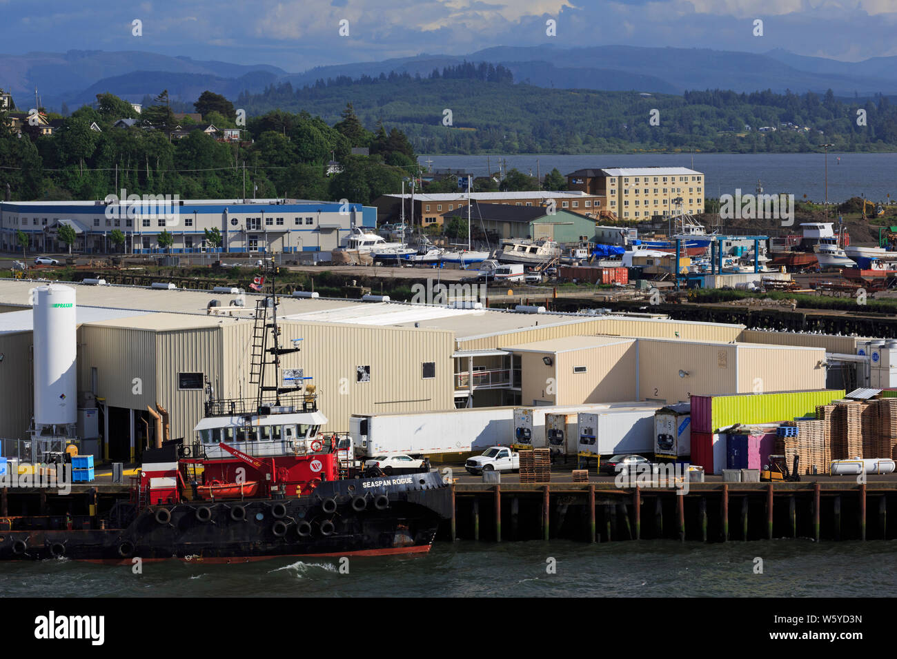 Pier 3, Port of Astoria, Oregon, USA Stock Photo - Alamy