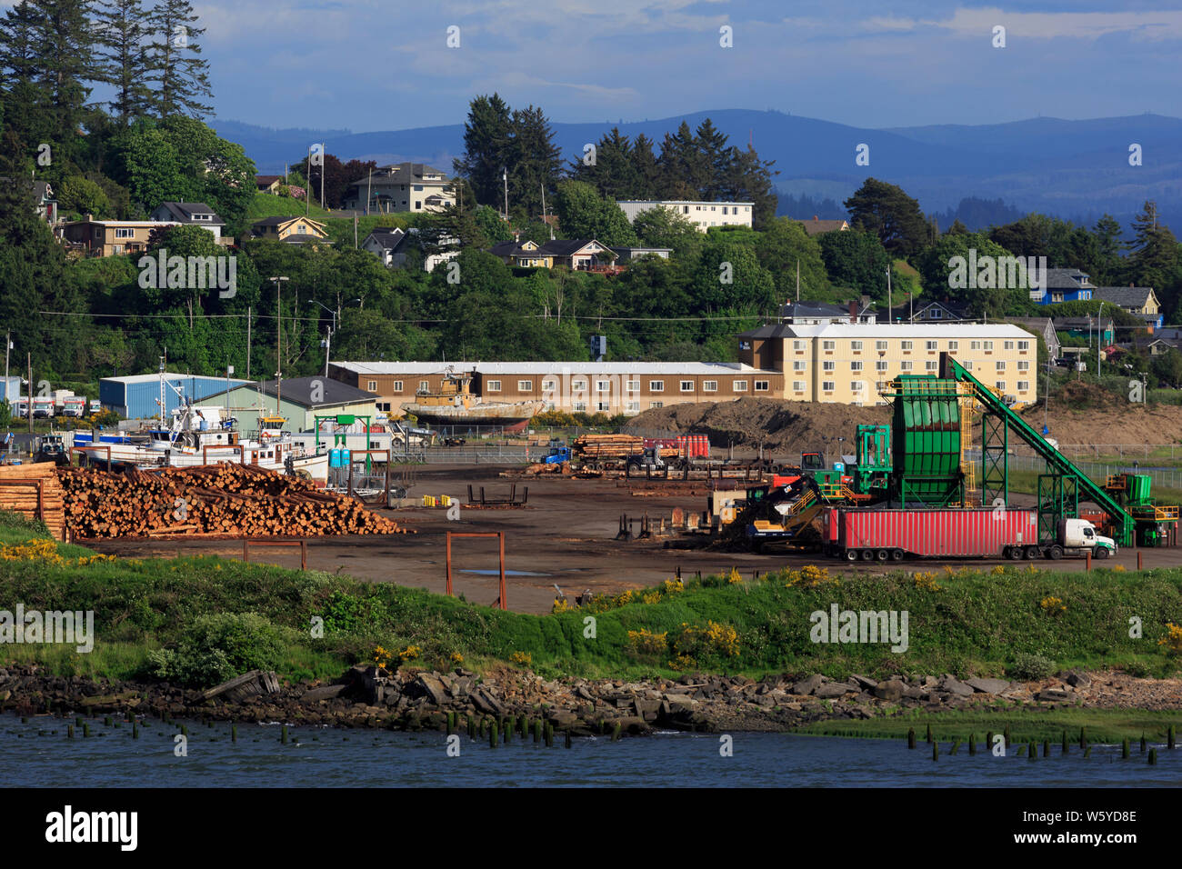 Timber Mill, Astoria, Oregon, USA Stock Photo - Alamy