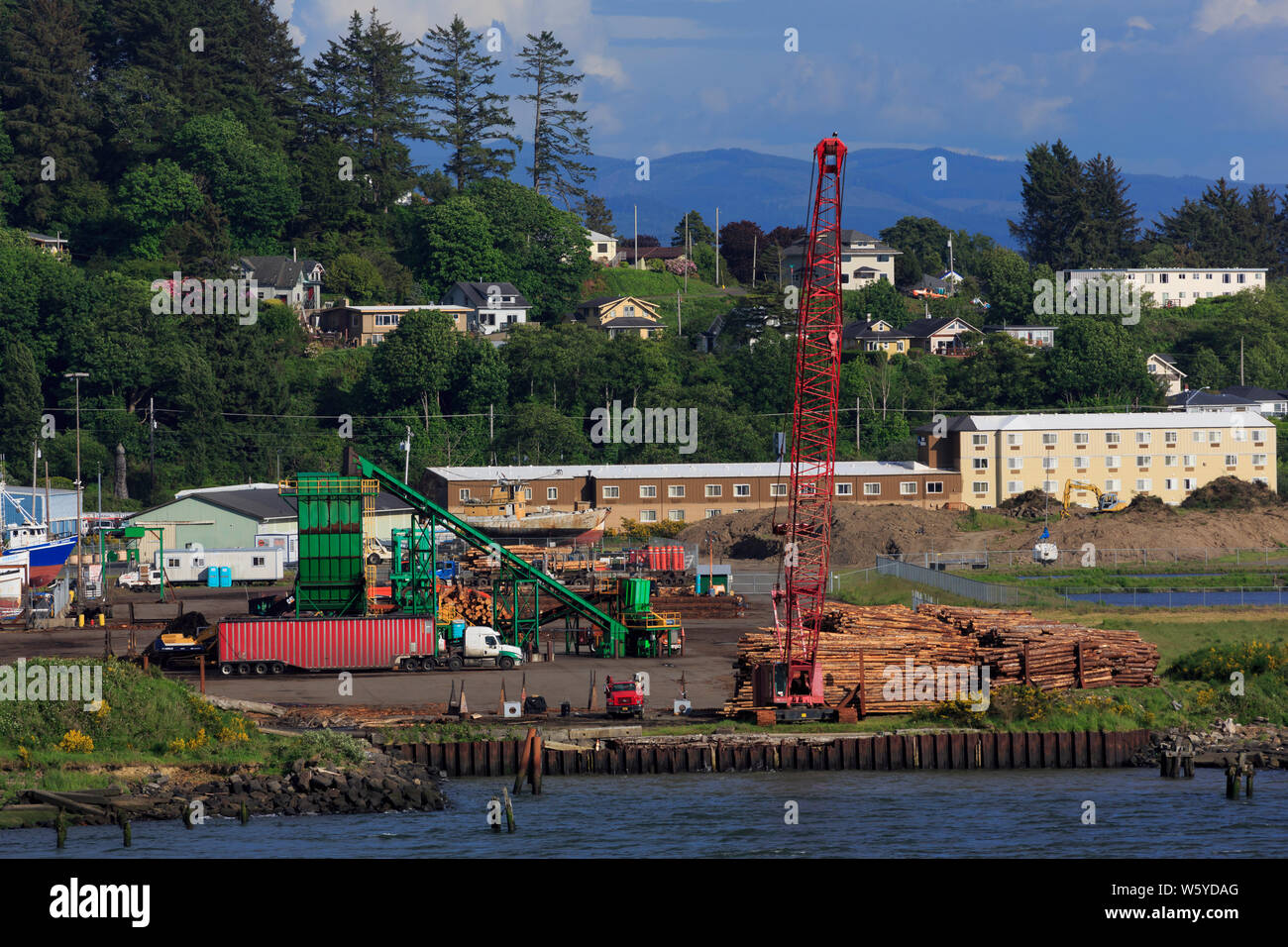 Timber Mill, Astoria, Oregon, USA Stock Photo - Alamy