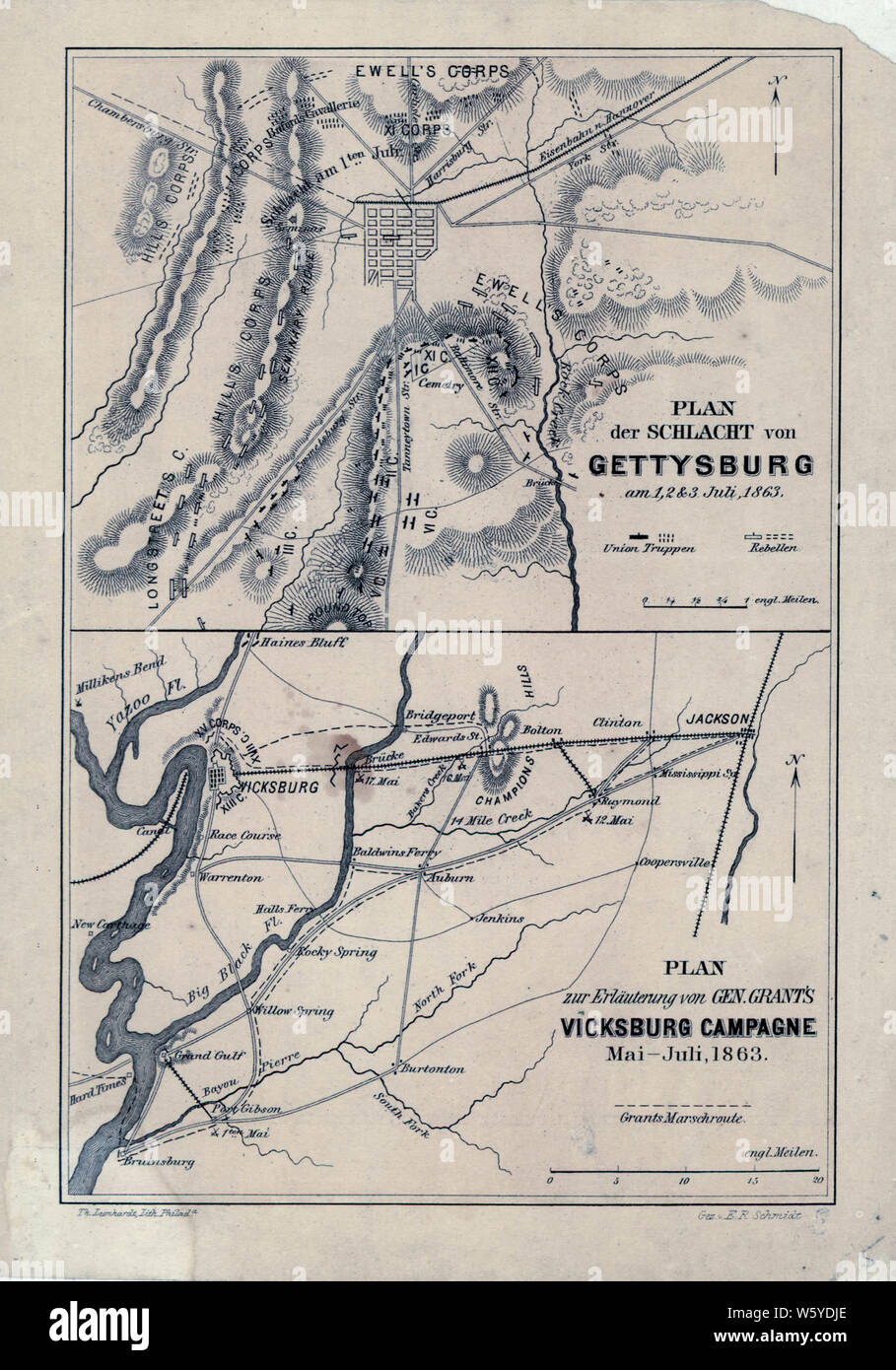 Mai juli 1863 hi-res stock photography and images - Alamy