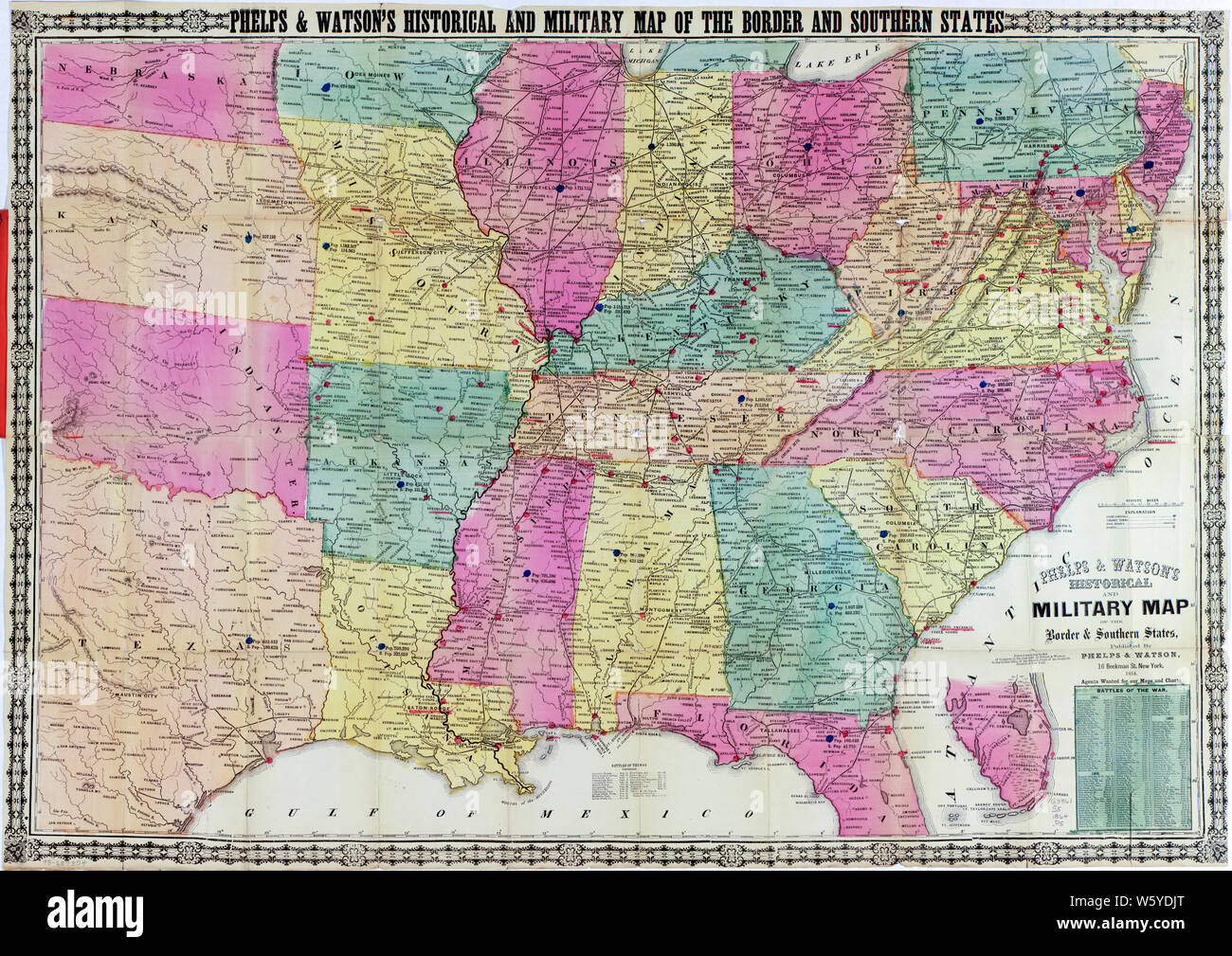 Civil War Border States Mapo