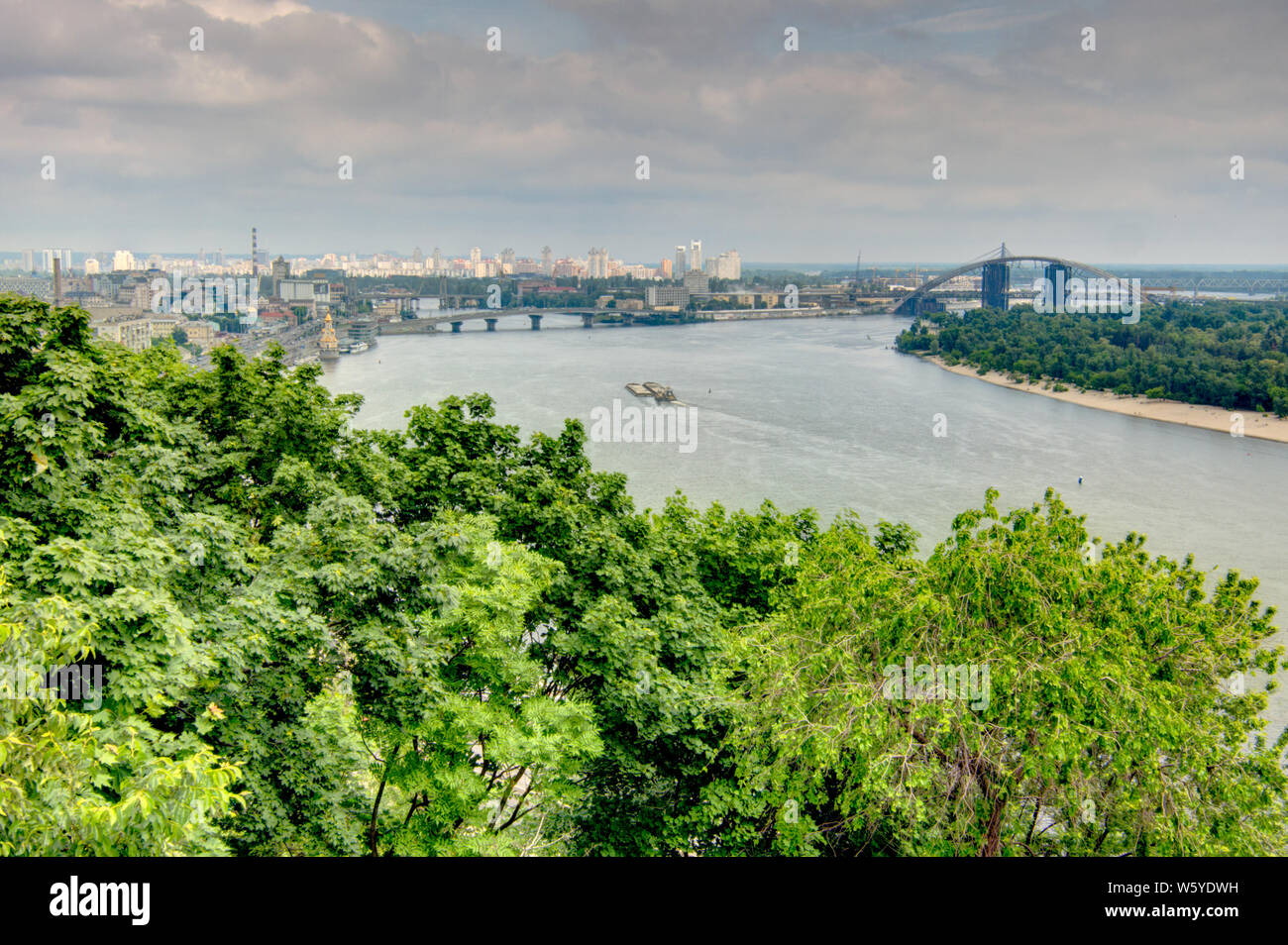 Kyiv Dnipro Cityscape Stock Photo - Alamy