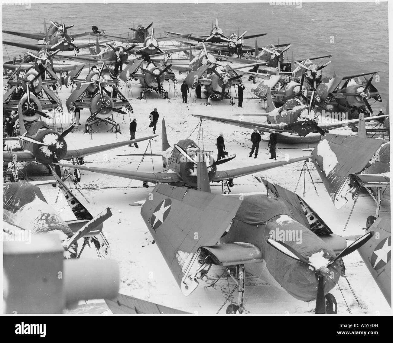 U.S. Navy aircraft carrier at a North Atalantic port. Spotted on the ...