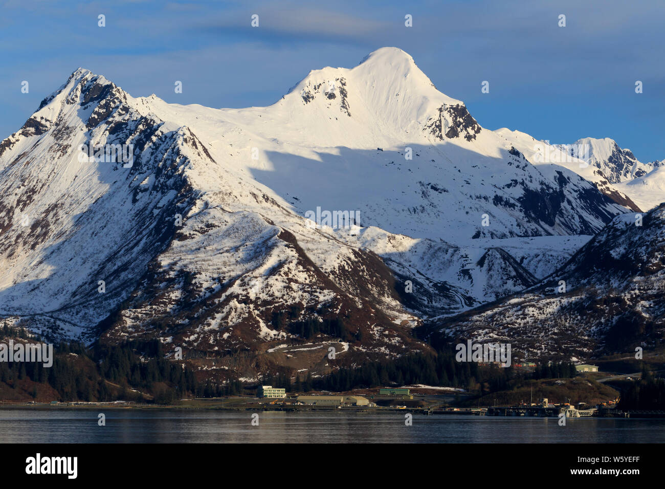 Port of Valdez, Prince William Sound, Alaska, USA Stock Photo - Alamy
