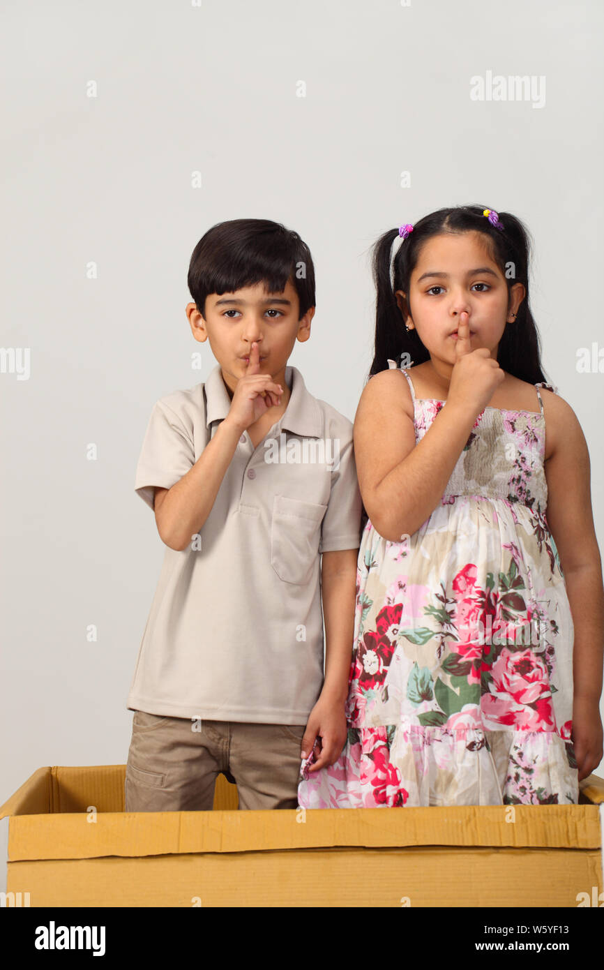 Keep children quiet hi-res stock photography and images - Alamy