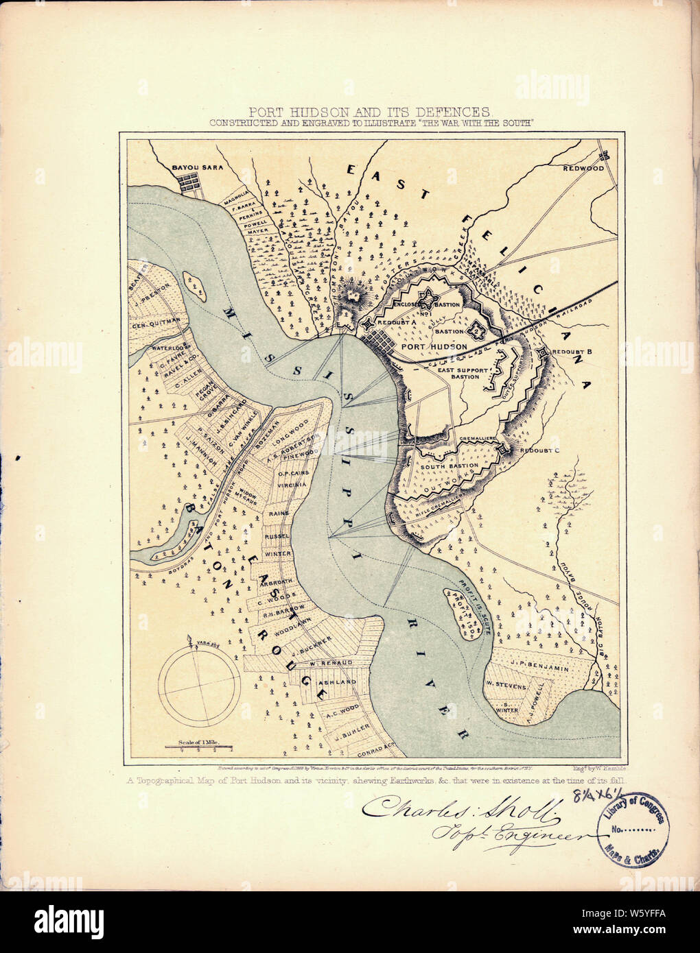 Confederate defences hi-res stock photography and images - Alamy