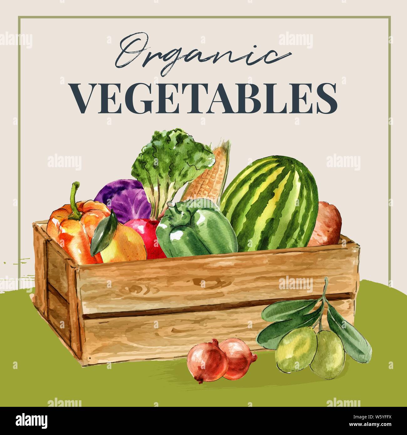 Vegetable Painting Designs