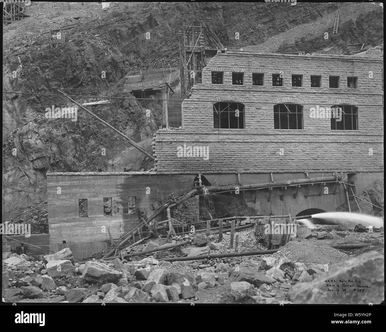View of power house.; Scope and content: Photograph from Volume One of ...