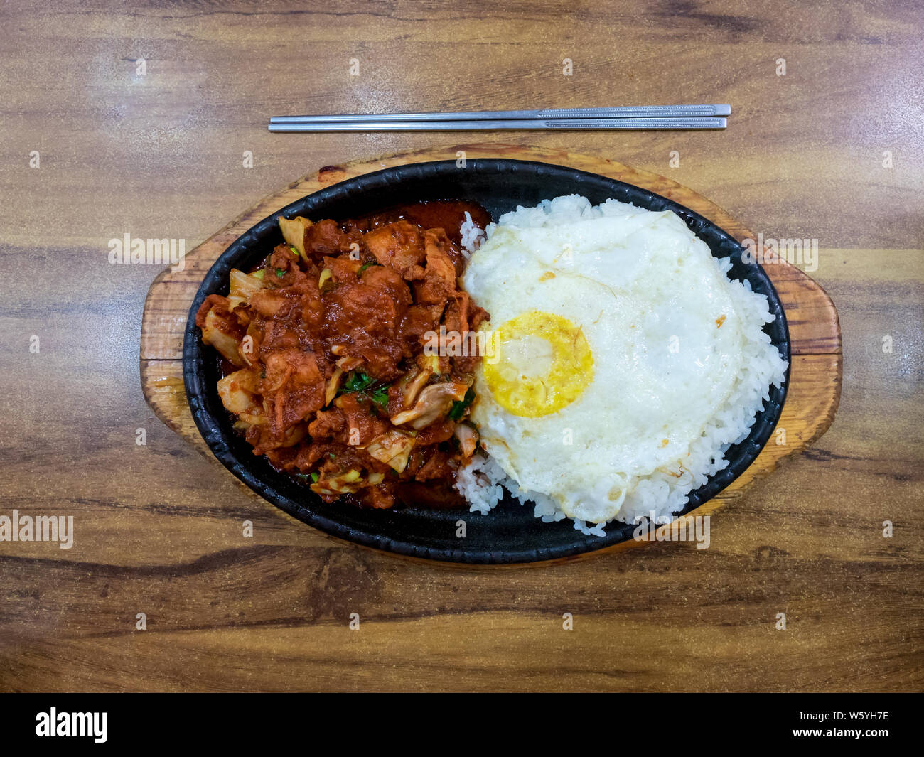 Traditional South Korean Food Rice Enjoy GU ON Korean BBQ's Korean