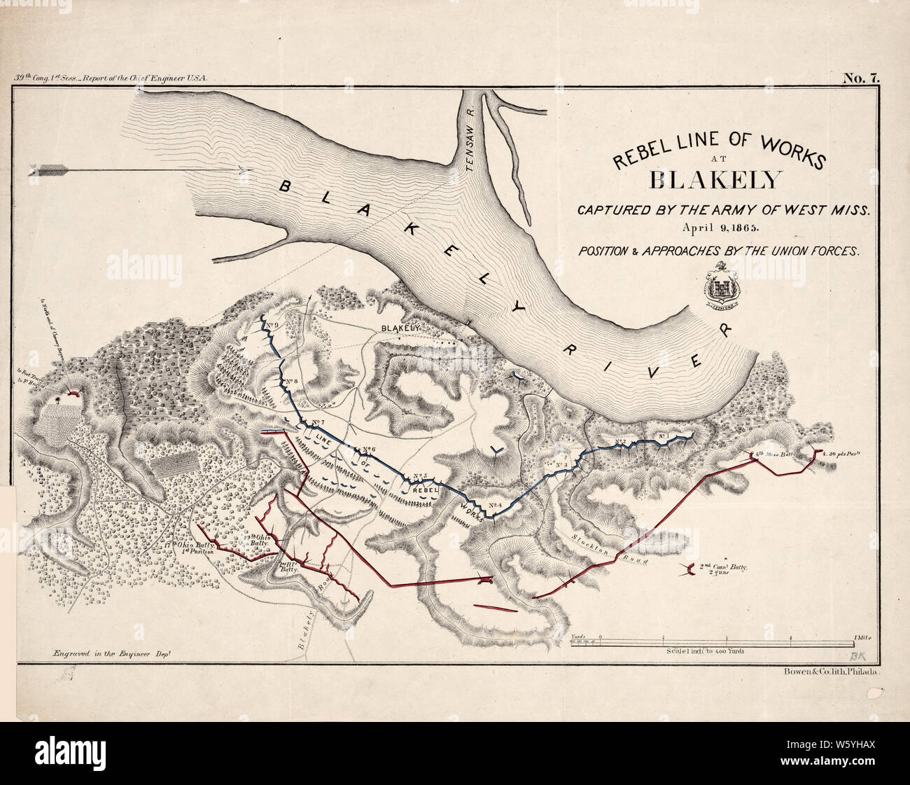 Map of blakely hi-res stock photography and images - Alamy