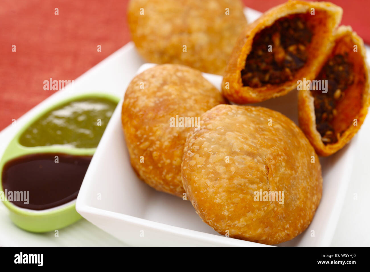 Chutneys street food hi-res stock photography and images - Alamy